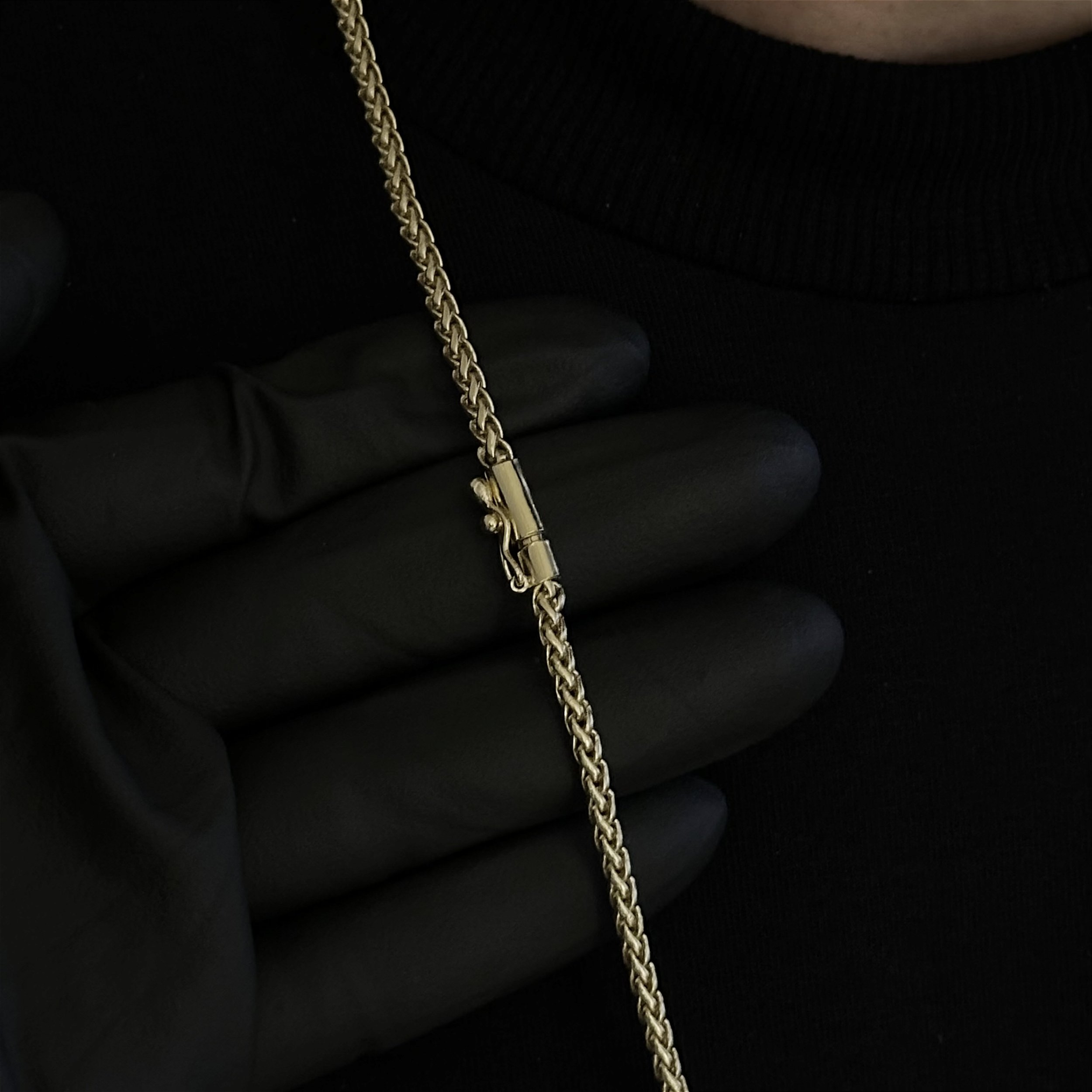 CORRENTE PERUANA (5mm- 31G- 70cm) - BANHADA A OURO 18K - DELUXE JOIAS RECIFE