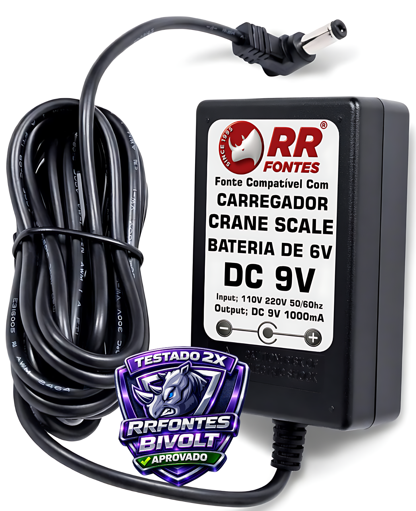 Fonte Carregador 6V Balança Suspença Crane Scale - RR Fontes soluções ...