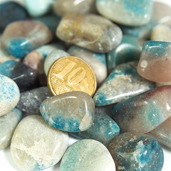 Trolita Pedra Rolada Natural Tamanho 15mm Garimpo 200g - Sojóias Nlux ...