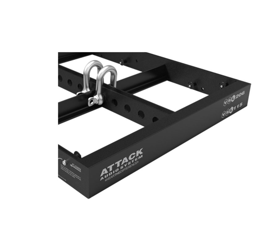 Bumper Attack Para Line Array VSL-206 / Sub VSL-115 Versa Red Preto ...