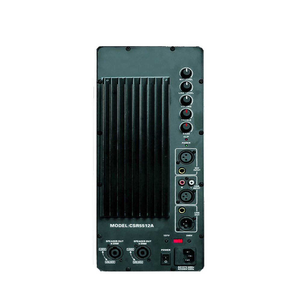 Caixa Acústica 12 Bi amplificada 200W 5512A - CSR - KEEPSOUND - Loja de Equipamentos de Som e ...