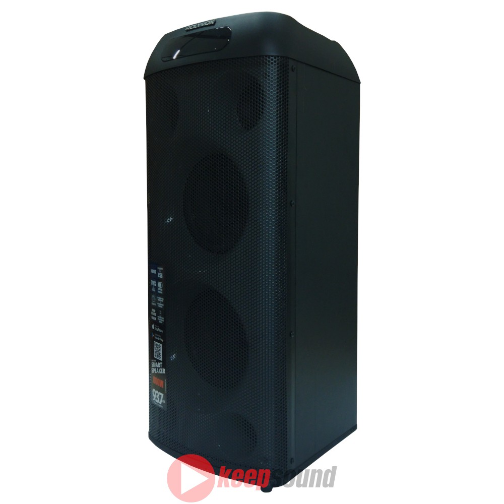 Caixa Ativa Com Bateria 600W 2 x 6,5 polegadas XT-660T - POLYVOX ...