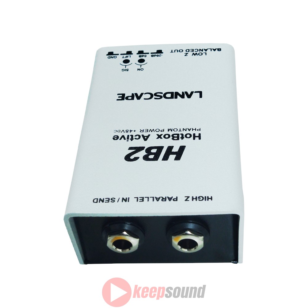 Direct Box Compacto Ativo HB2 HOTBOX - LANDSCAPE - KEEPSOUND - Loja de Equipamentos de Som e ...