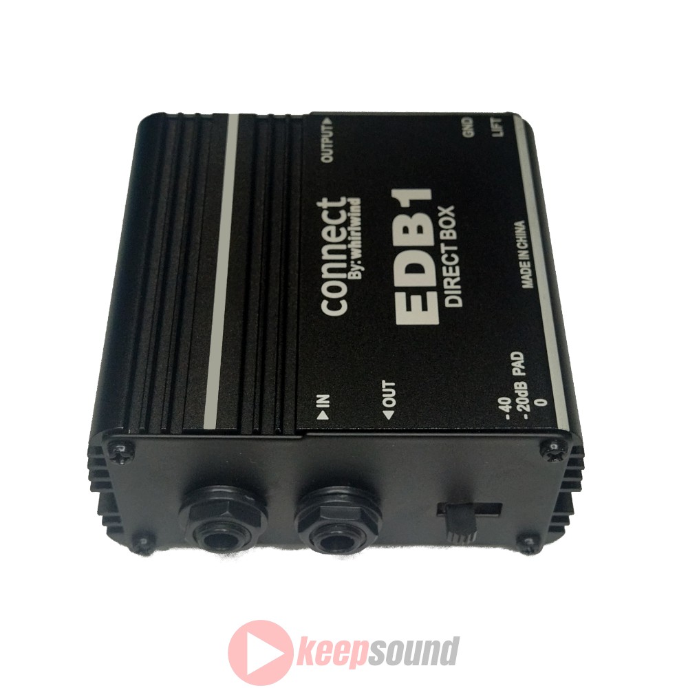 Direct Box Passivo EDB1 - WHIRLWIND - KEEPSOUND - Loja de Equipamentos ...