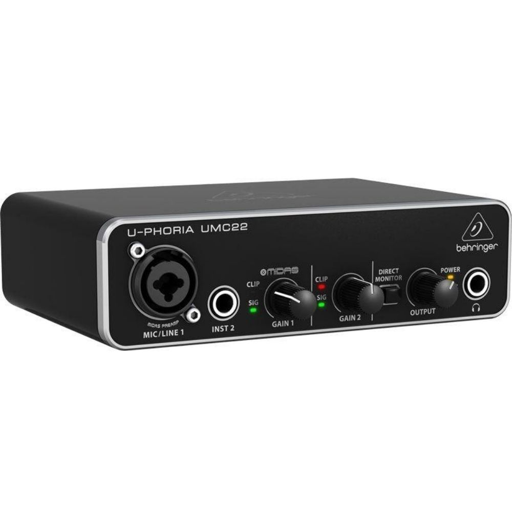 Interface De Áudio U-Phoria UMC 202HD - BEHRINGER - KEEPSOUND - Loja de ...