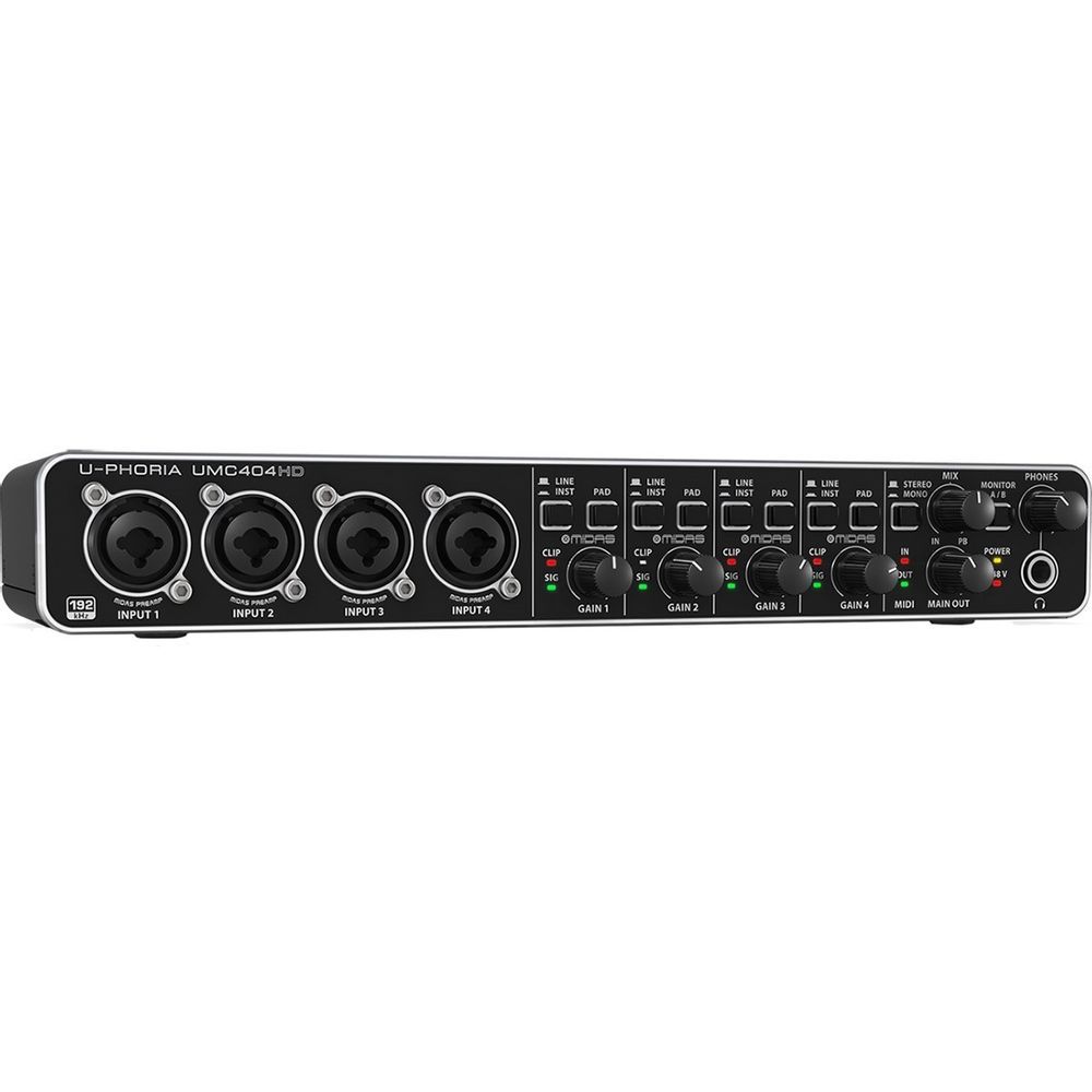 Interface De Áudio U-Phoria UMC 404HD - BEHRINGER - KEEPSOUND - Loja de ...