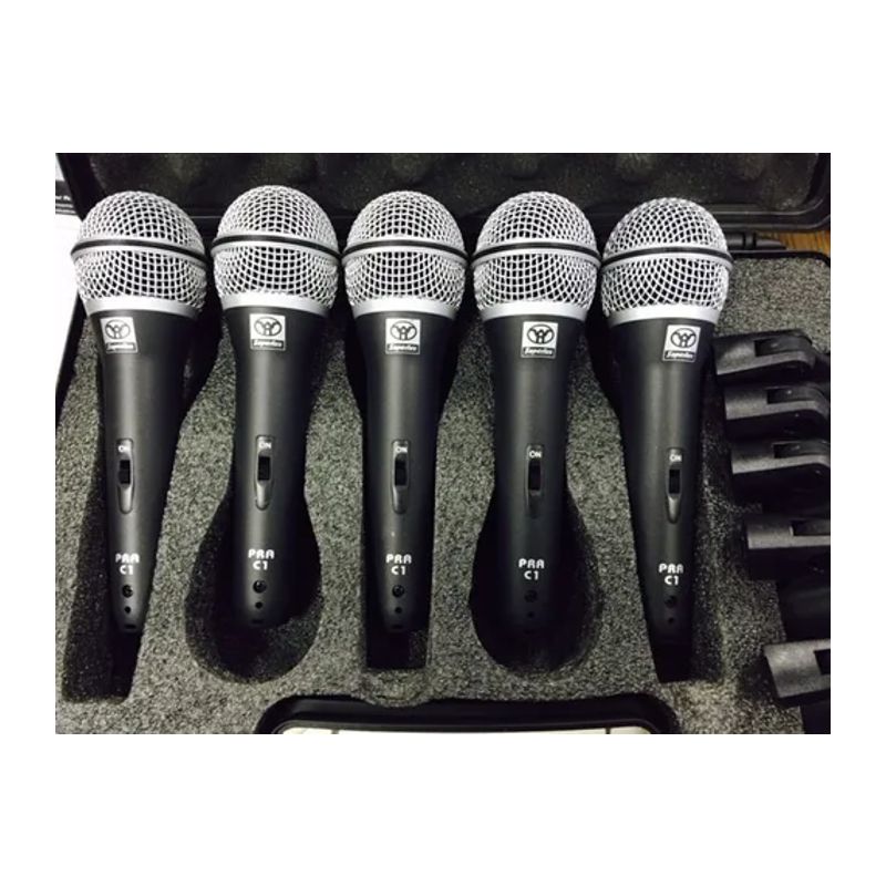 Kit 5 Microfones PRA C5 de Mão - SUPERLUX - KEEPSOUND - Loja de ...