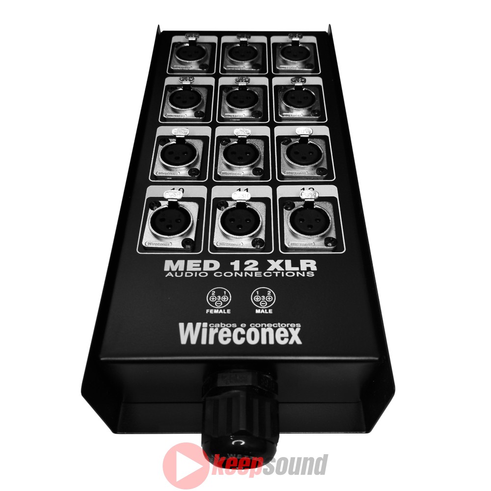 Painel de 12 Vias Para Medusa Com Conectores MED2 12 1SNCC - WIRECONEX ...