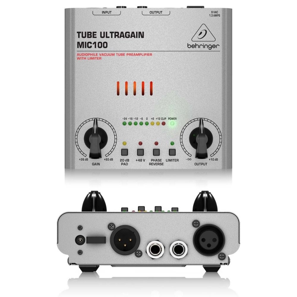 Pré Amplificador Ultra Gain MIC 100 - BEHRINGER - KEEPSOUND - Loja de ...