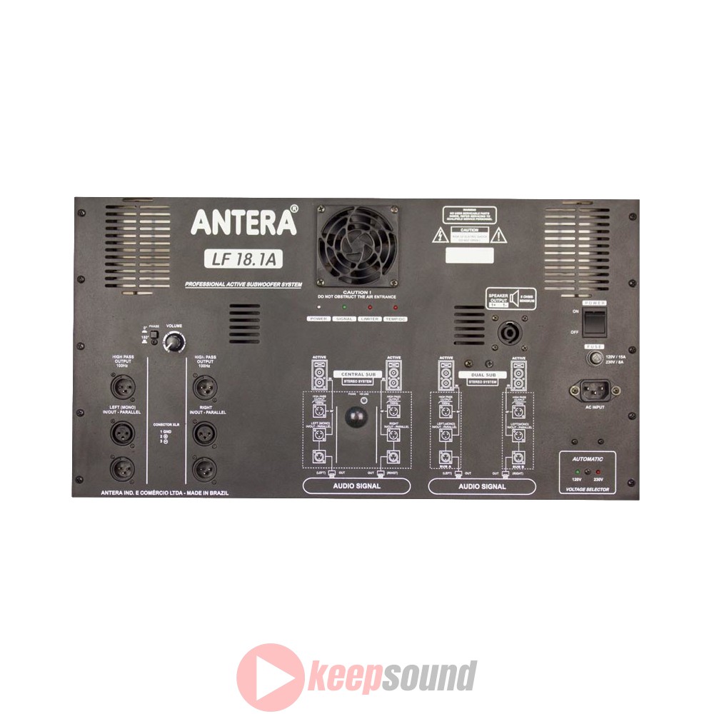 Subwoofer Ativo 600W 18 Polegadas LF 18.1 A - ANTERA - KEEPSOUND - Loja ...