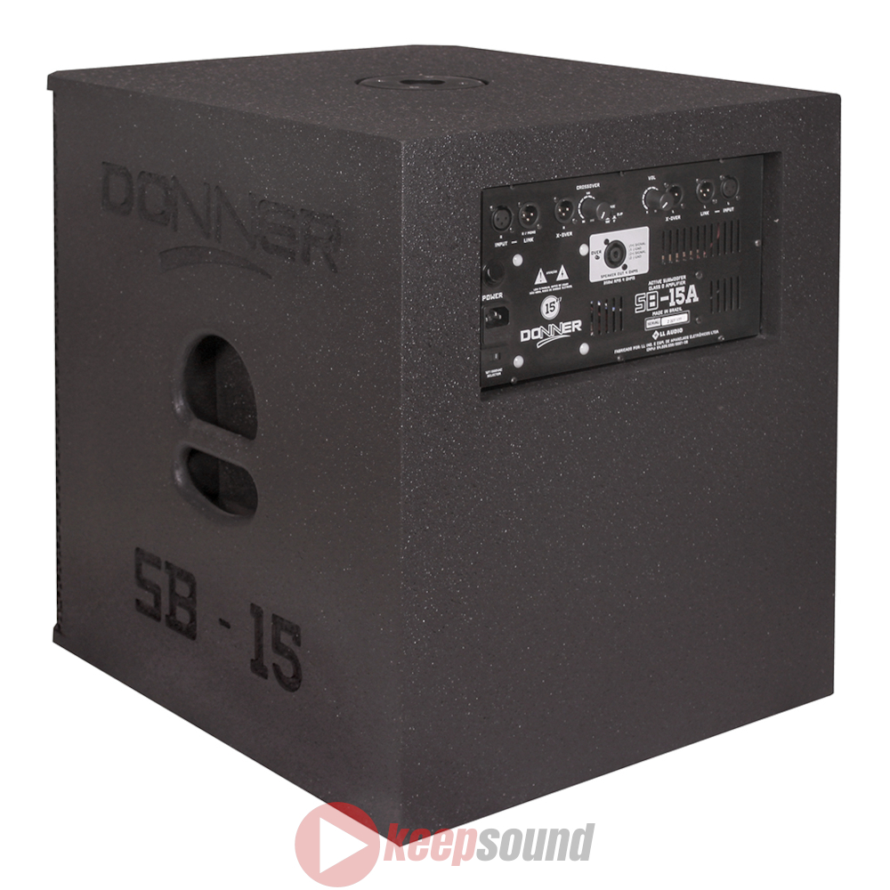 Subwoofer Ativo 625W 15 Polegadas SB 15A - DONNER - KEEPSOUND - Loja de Equipamentos de Som e ...