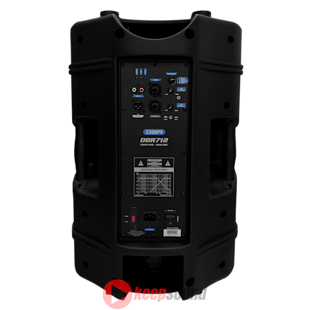 Caixa Ativa 600W 12 polegadas DBR712 - DBR - KEEPSOUND - Loja de Equipamentos de Som e ...