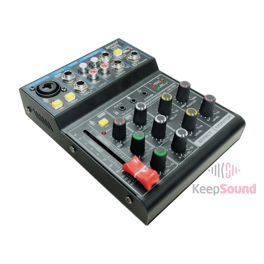 Mesa de Som de 5 canais Com Interface STUDIO MIX 5 - LEXSEN - KEEPSOUND ...