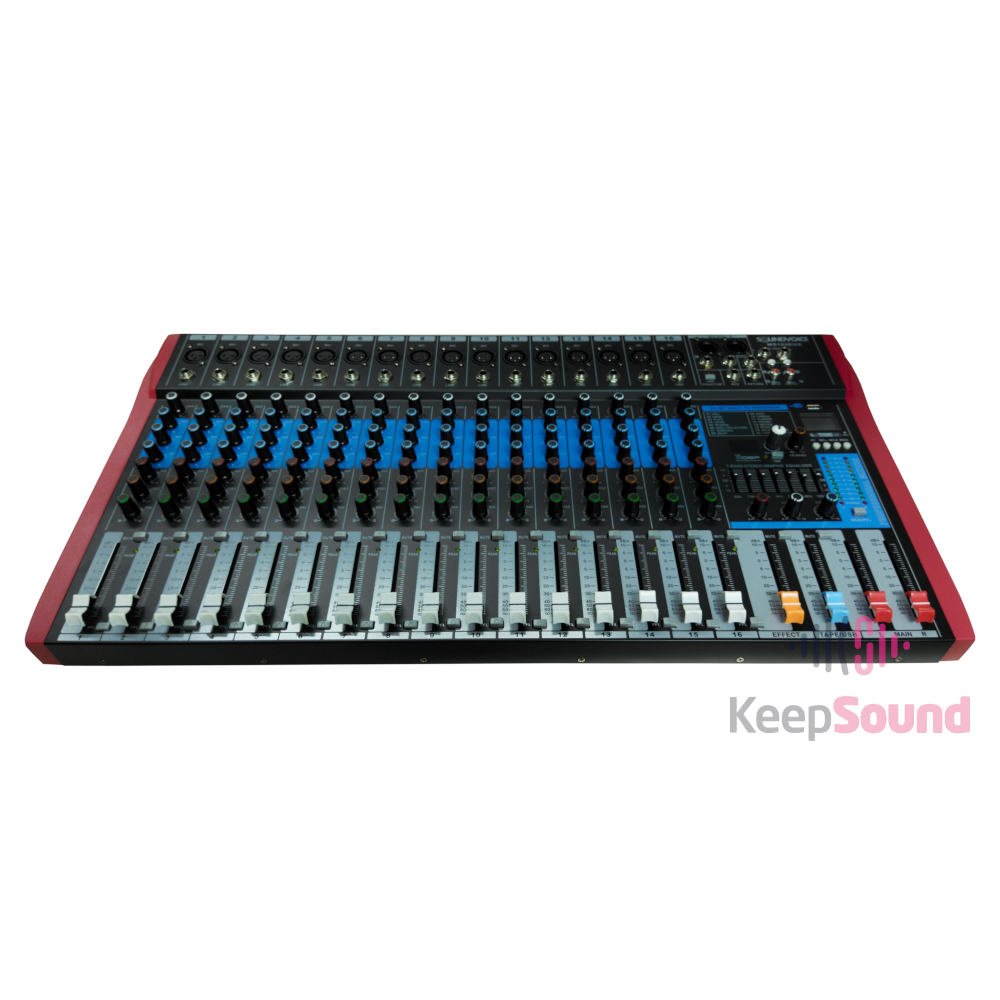 Mesa de Som 16 Canais MS-162 EUX - SOUNDVOICE - KEEPSOUND - Loja de Equipamentos de Som e ...
