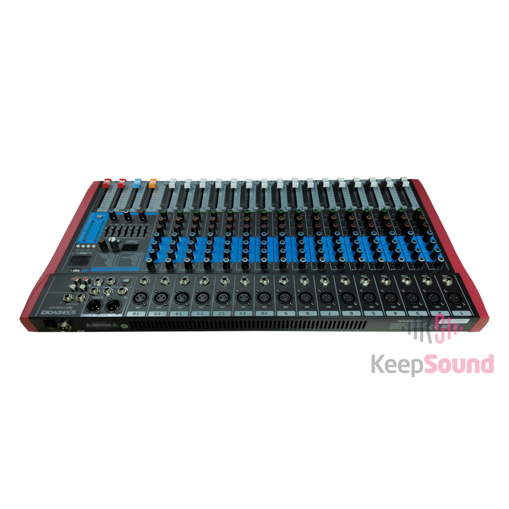Mesa de Som 16 Canais MS-162 EUX - SOUNDVOICE - KEEPSOUND - Loja de ...