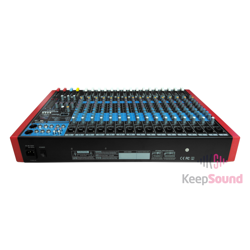 Mesa de Som 16 Canais MS16.4 EUX - SOUNDVOICE - KEEPSOUND - Loja de Equipamentos de Som e ...