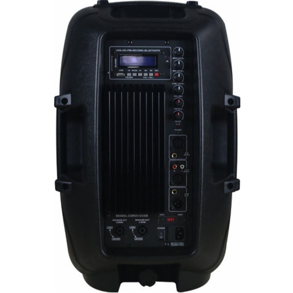 Caixa de Som Ativo CSR 5512A Bi amplificada 200W RMS USB SD - CSR - KEEPSOUND - Loja de ...