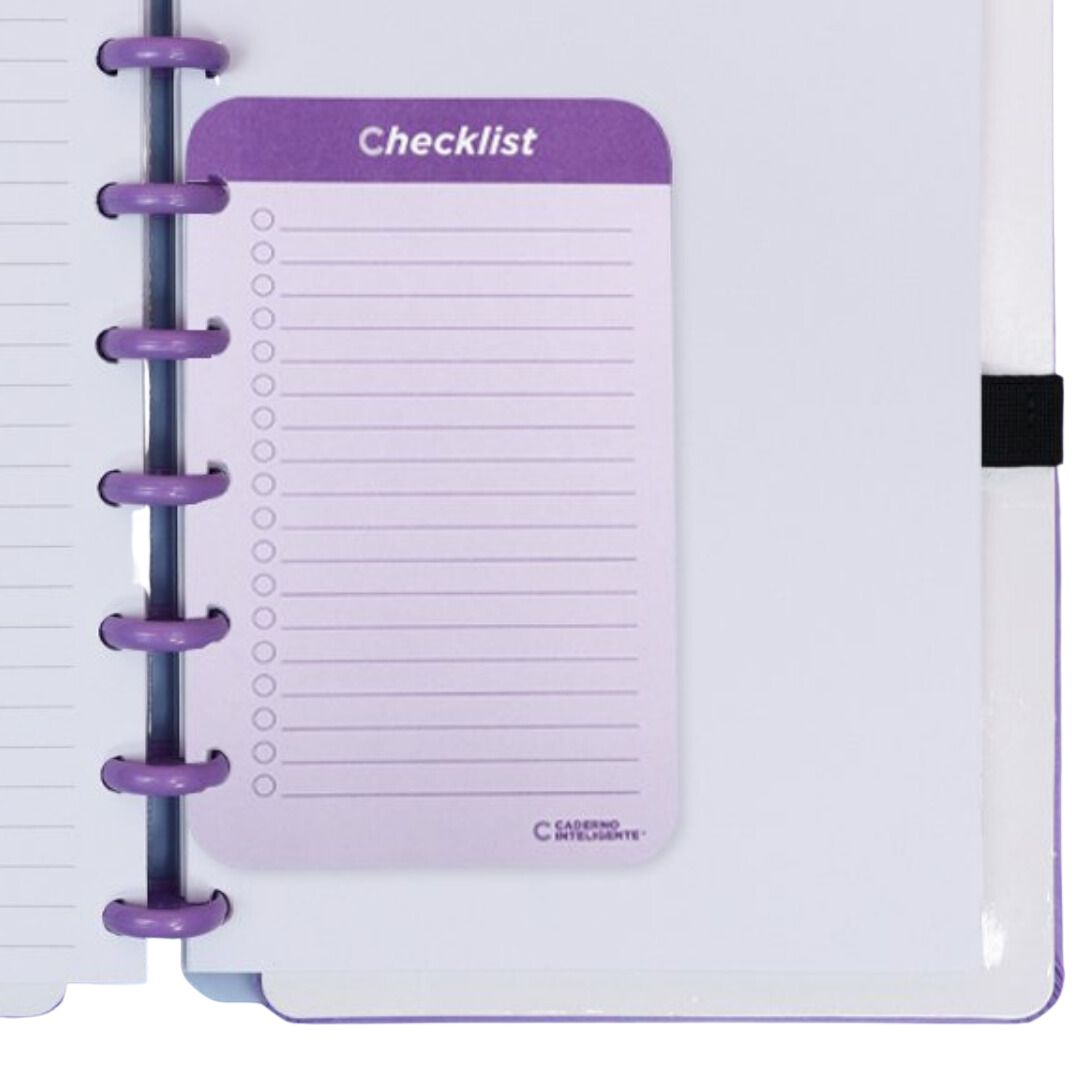 CHECKLIST CADERNO INTELIGENTE/ACESSÓRIOS/Bloco de Nota Papelaria ...