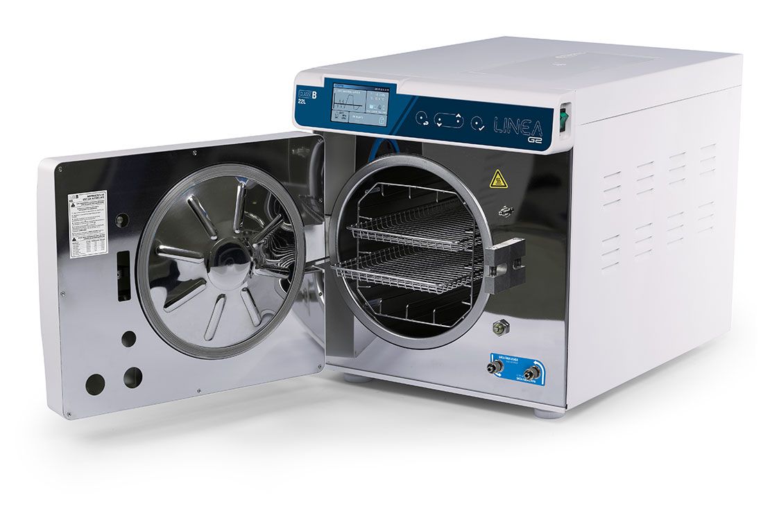 AUTOCLAVE LINEA G2 – Classe B22 - Pré Vácuo 22 litros - Porto Sorria