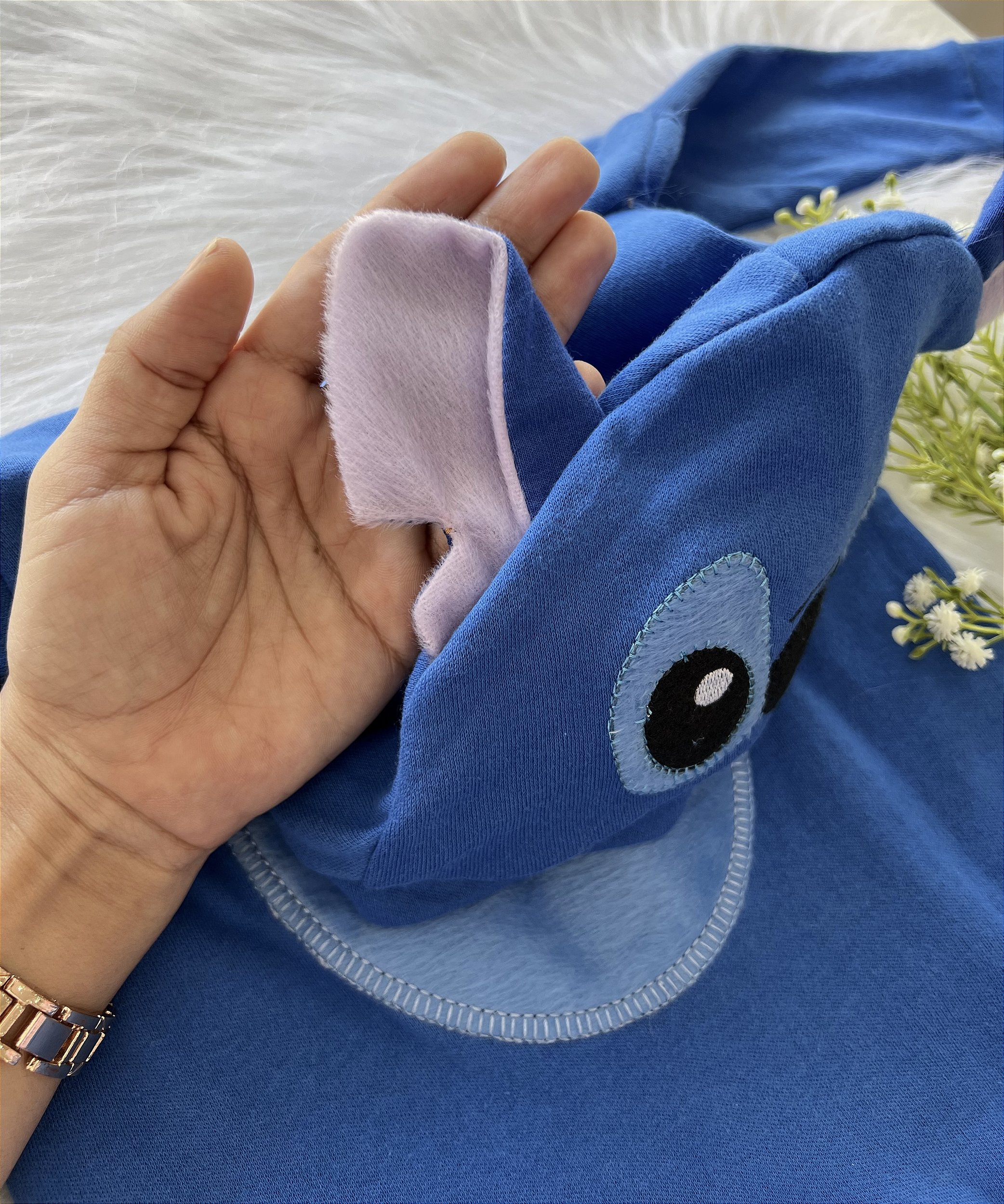 Macacão Personagens Aplicação STITCH - Ss boutique Infantil -Tem de ...