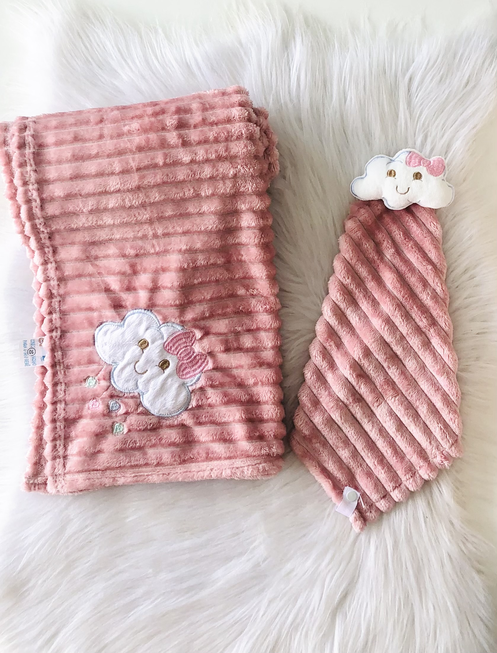 Kit Sonequinha Cobertor e Naninha Flace Aconchego Arco Iris - Ss boutique Infantil -Tem de tudo ...