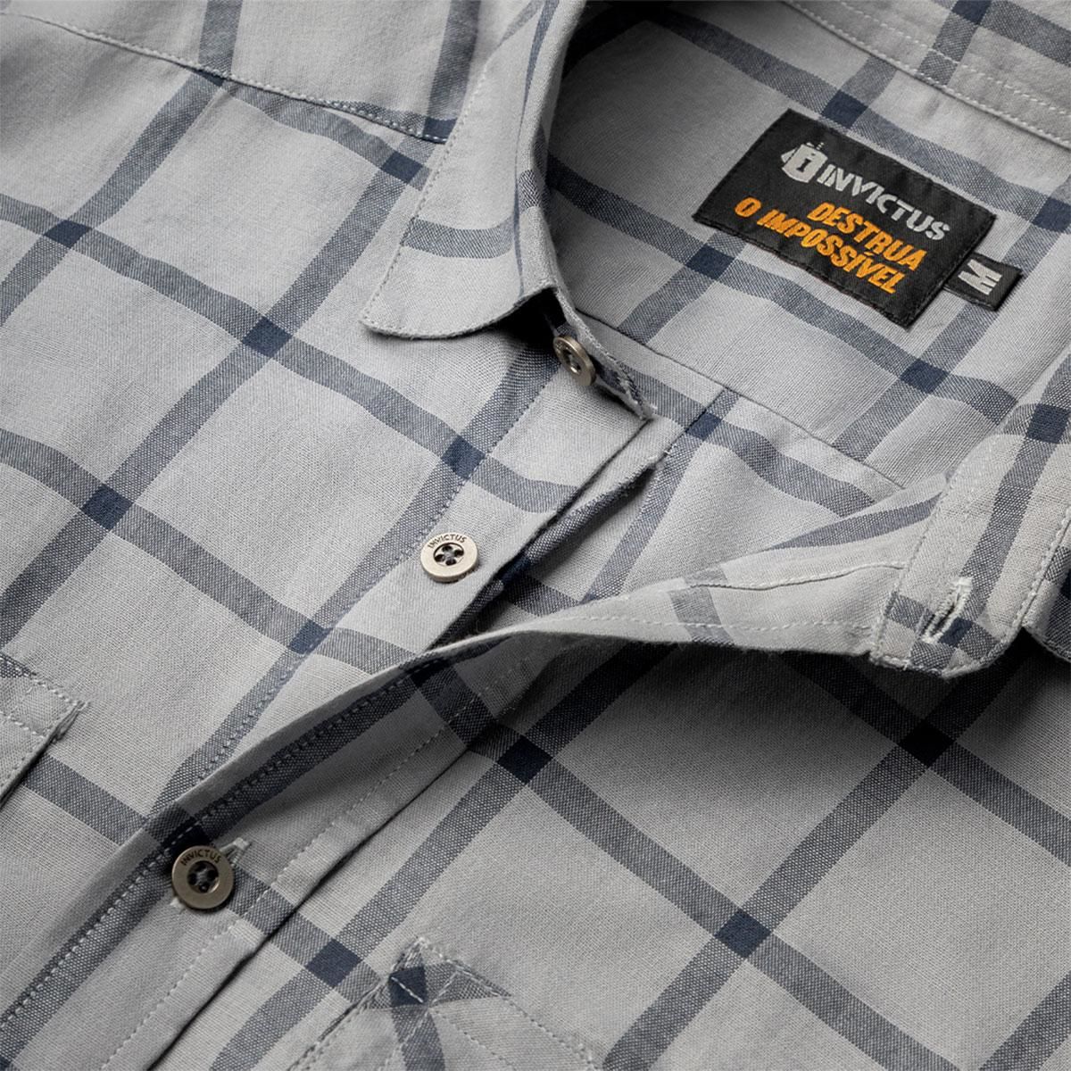 CAMISA LUMBERJACK CINZA - INVICTUS - Lacustre Tactical