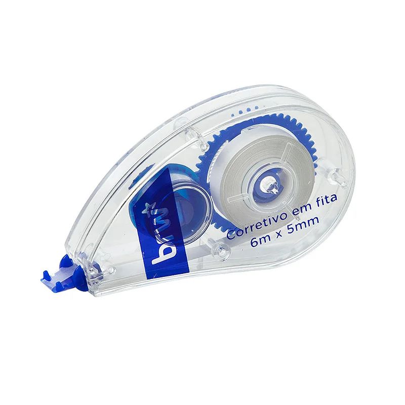 Corretivo em Fita 6m x 5mm - Brw - Artes e Formas | Papelaria