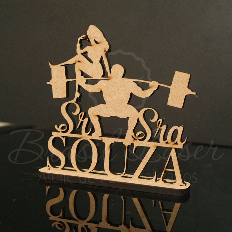 Topo de Bolo Personalizado - Brasillaser Ateliê de Personalizados