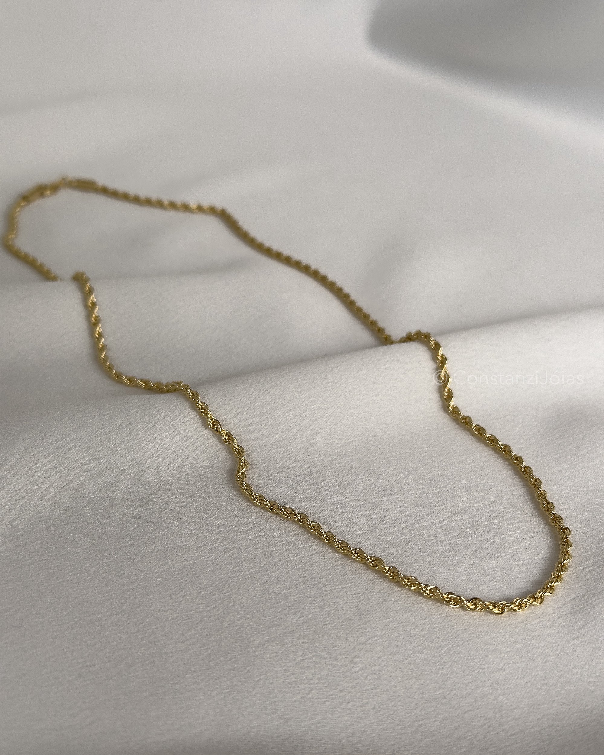 Colar Estela Ligh - Corrente Cordão Baiano - Constanzi Jóias ...