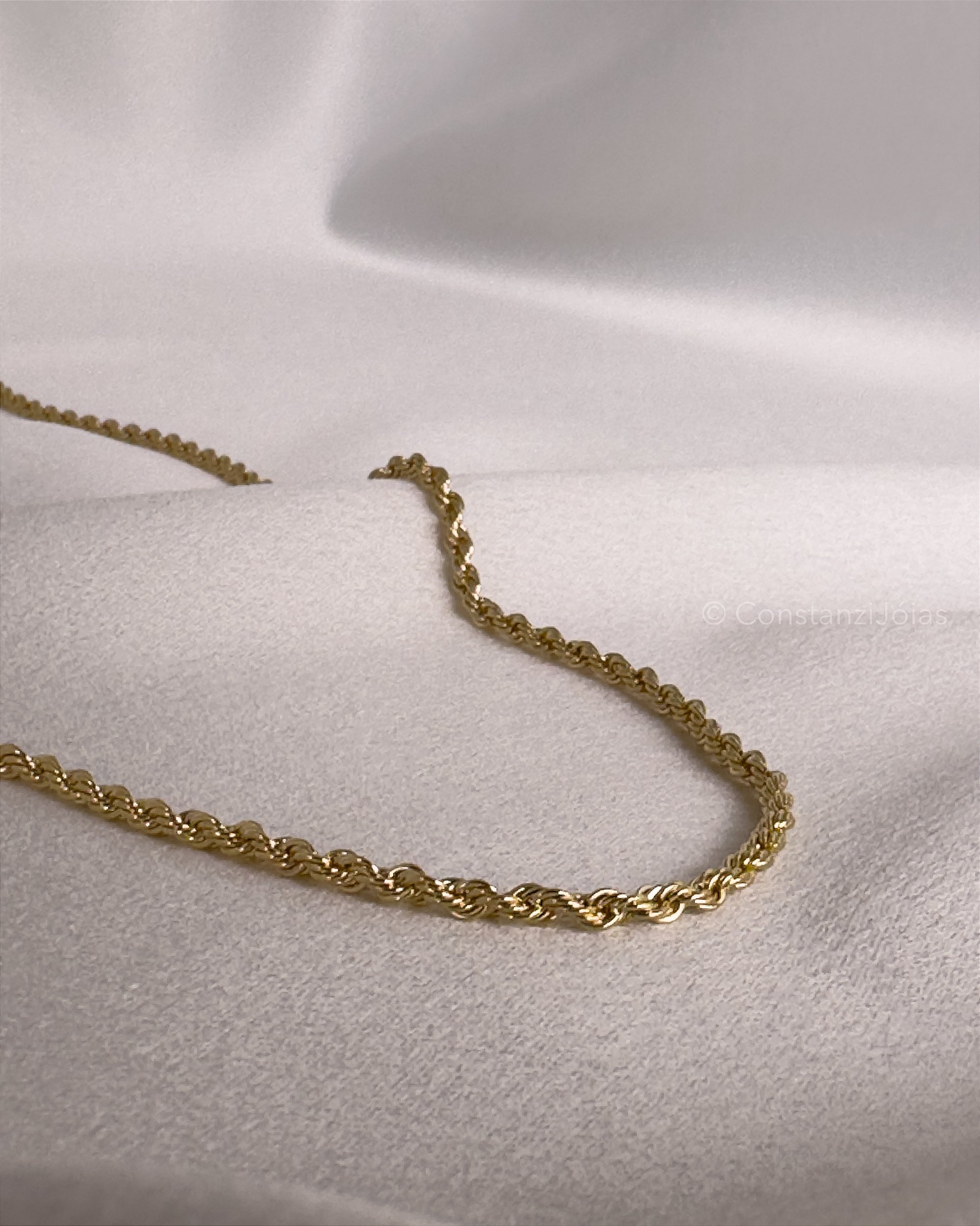 Colar Estela Ligh - Corrente Cordão Baiano - Constanzi Jóias ...