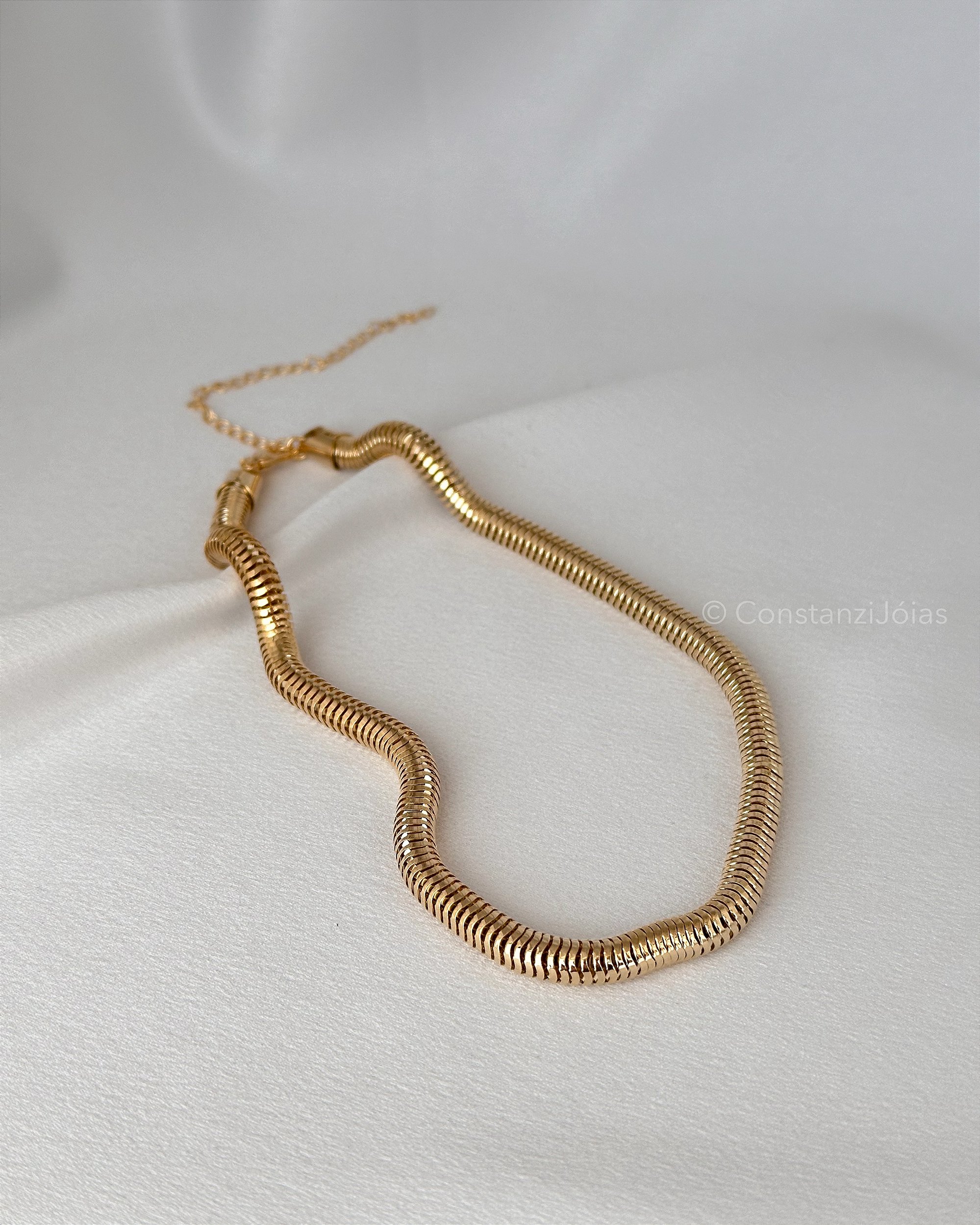 Colar Big Snake - Rabo de gato - Constanzi - Acessórios, Anés, Brincos ...