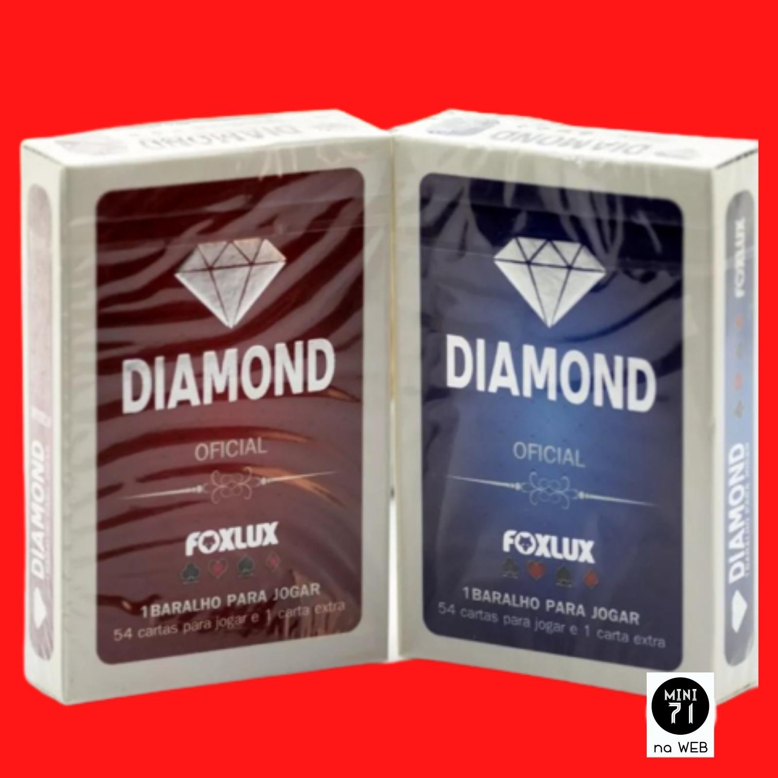 Jogo De Cartas Baralho Diamond Oficial - Mini71 na Web