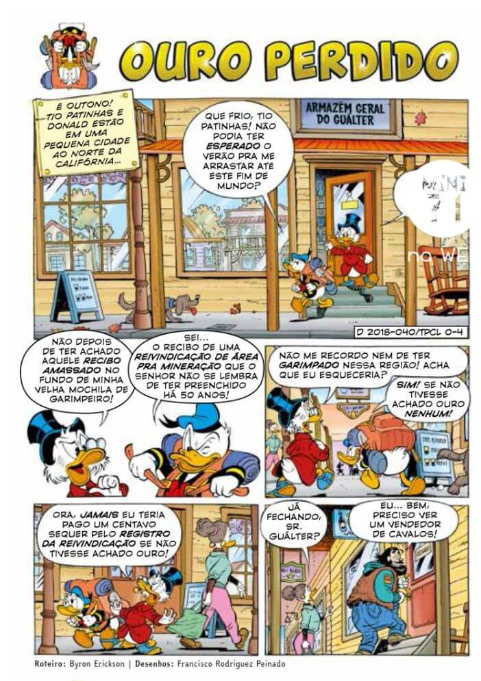 HQs Disney - Gibi em quadrinhos Tio Patinhas edição nº 9 - Mini71 na Web