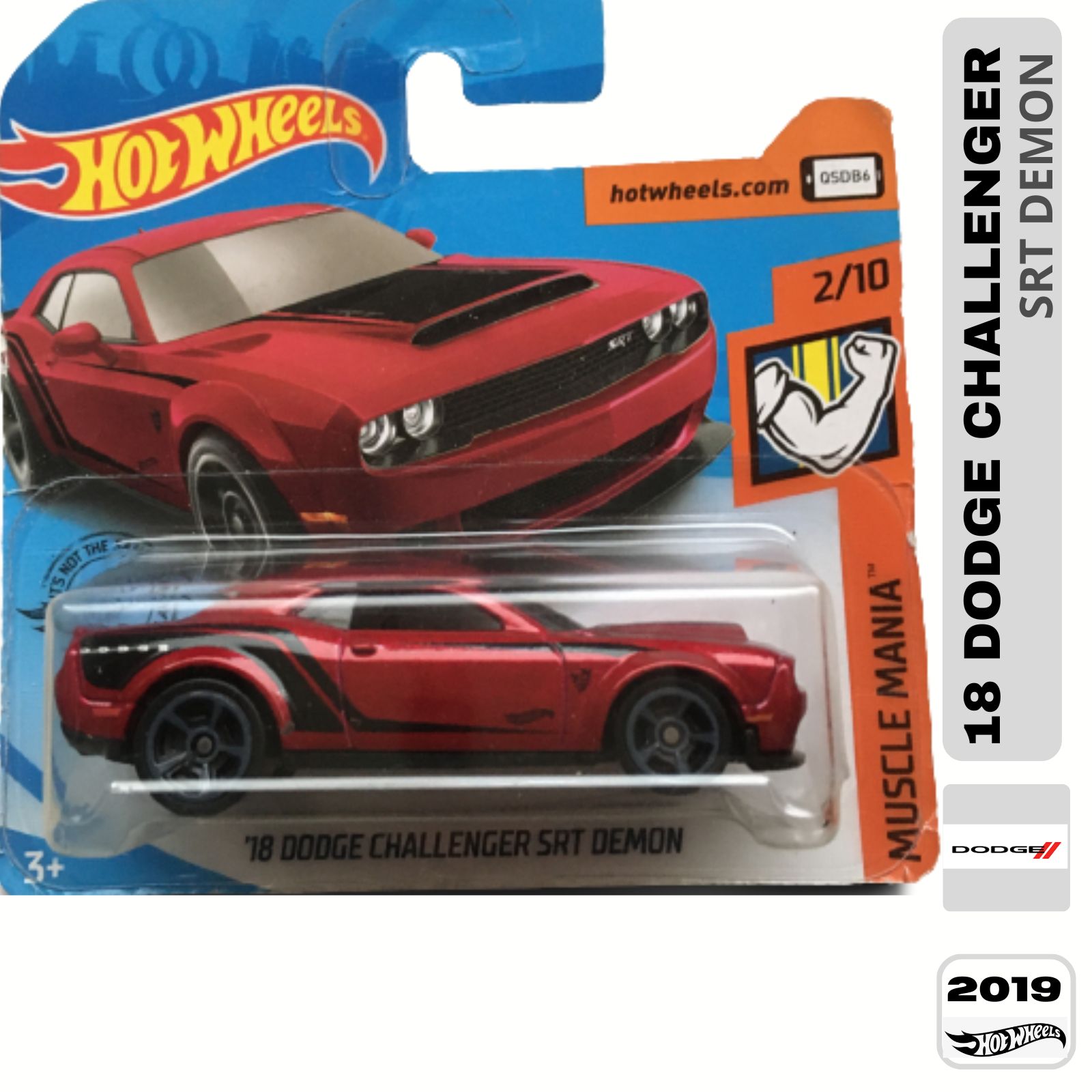 Hot Wheels 18 Dodge Challenger Srt Demon Fyd73 Mini71 Na Web