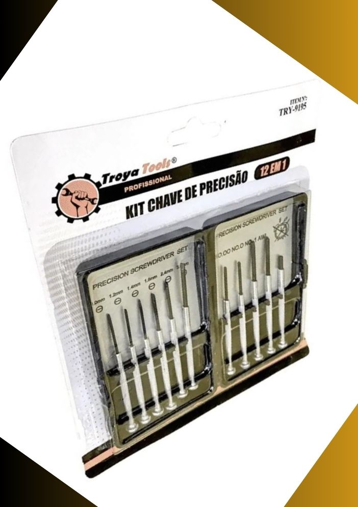 Kit Chave de Precisão com 11 peças - Troya Tools - Mini71 na Web