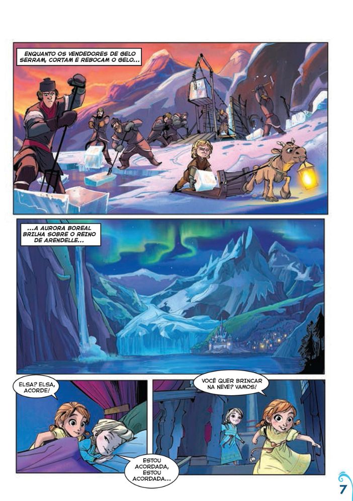 Frozen - HQ A história do filme em quadrinhos - Mini71 na Web