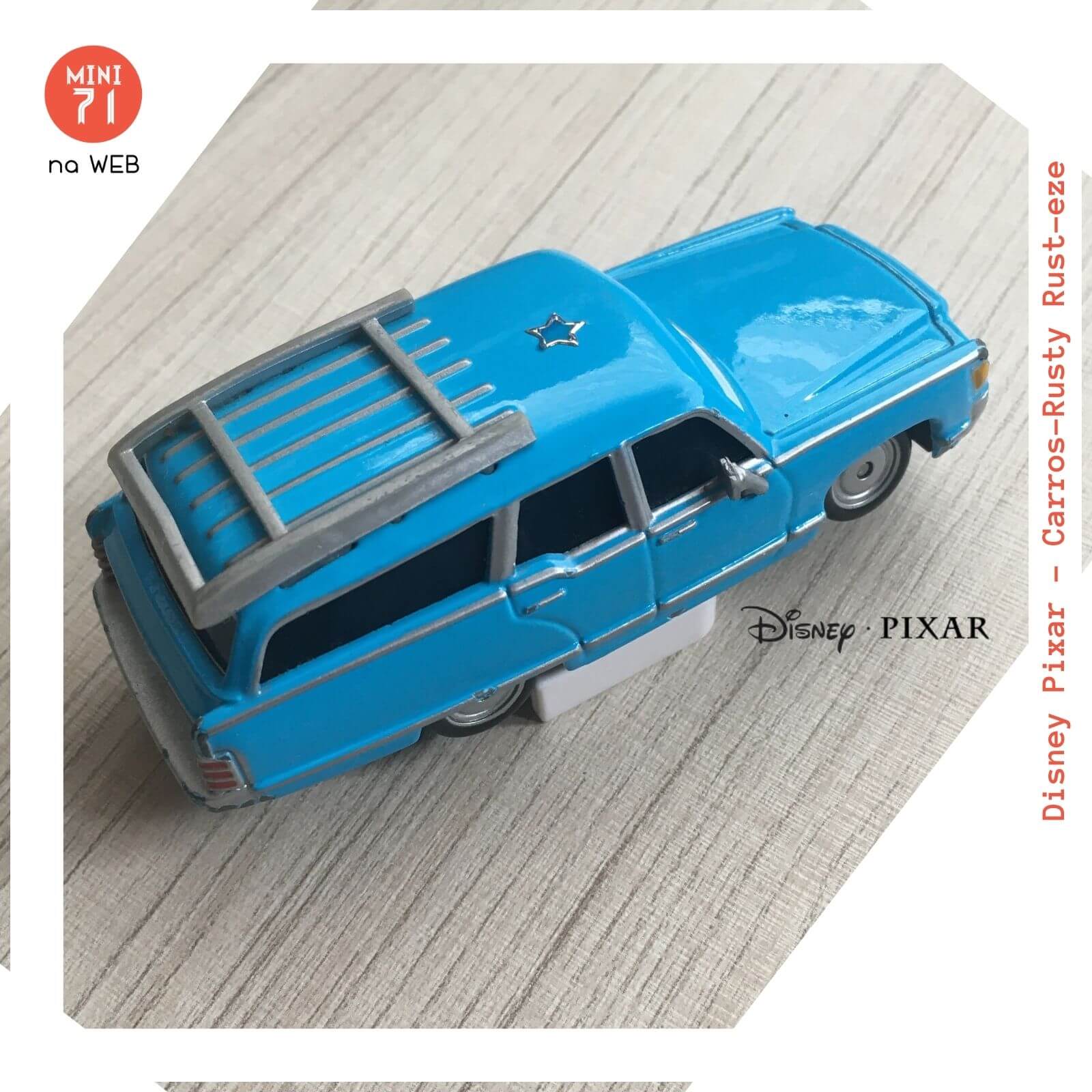 Disney Pixar - Carros-Rusty Rust-eze - 1:55 LOOSE - Mini71 na Web