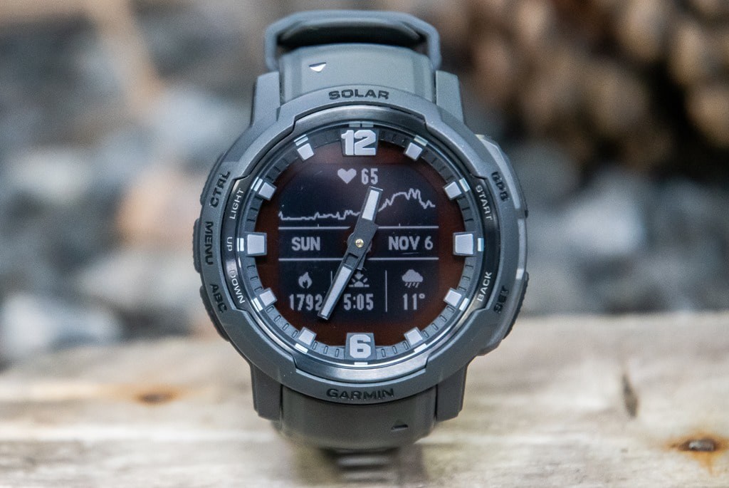 Relógio Gps E Monitor Cardíaco Garmin Instinct Tactical Crossover Solar