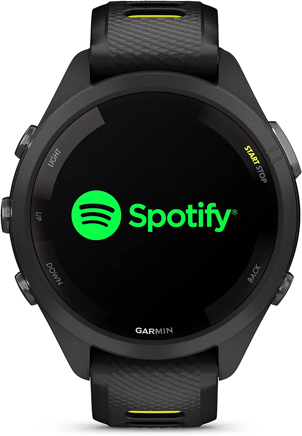 Garmin Forerunner 265s Music Black/amp Yellow 42MM - VBGPS