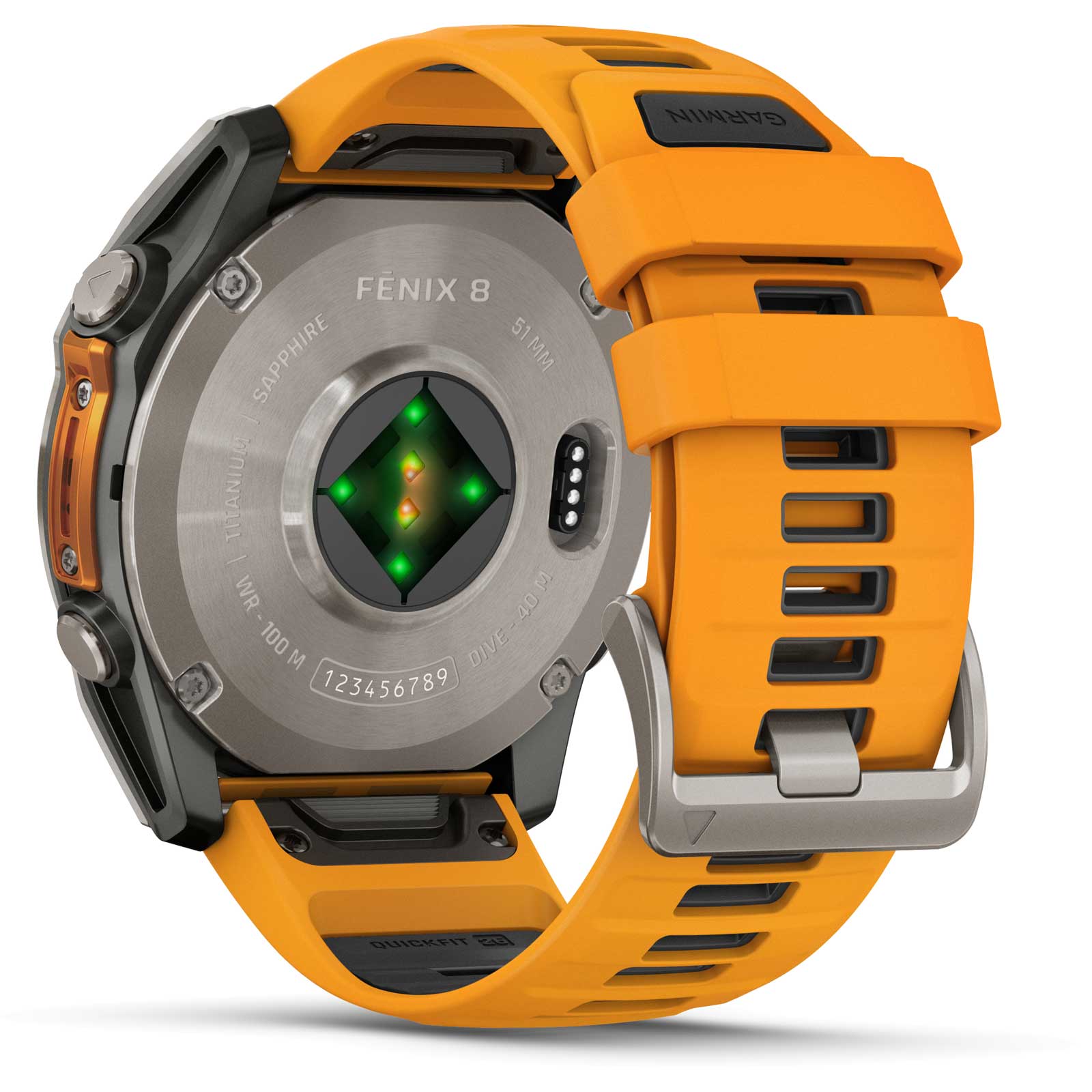 Relógio Smartwatch GARMIN FENIX 8 – 47mm AMOLED Sapphire, Titanium ...