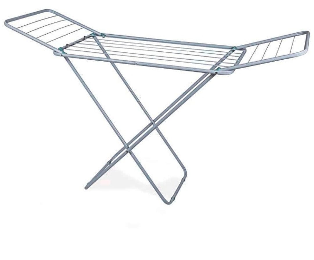 Varal de roupa de chão com abas - Casa Multi Variedades