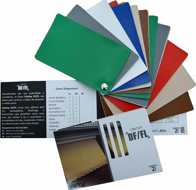 LONA VINILTOP DF CARAMELO SEMIBRILHO 0,35 1,40X50 - Vinil Mix