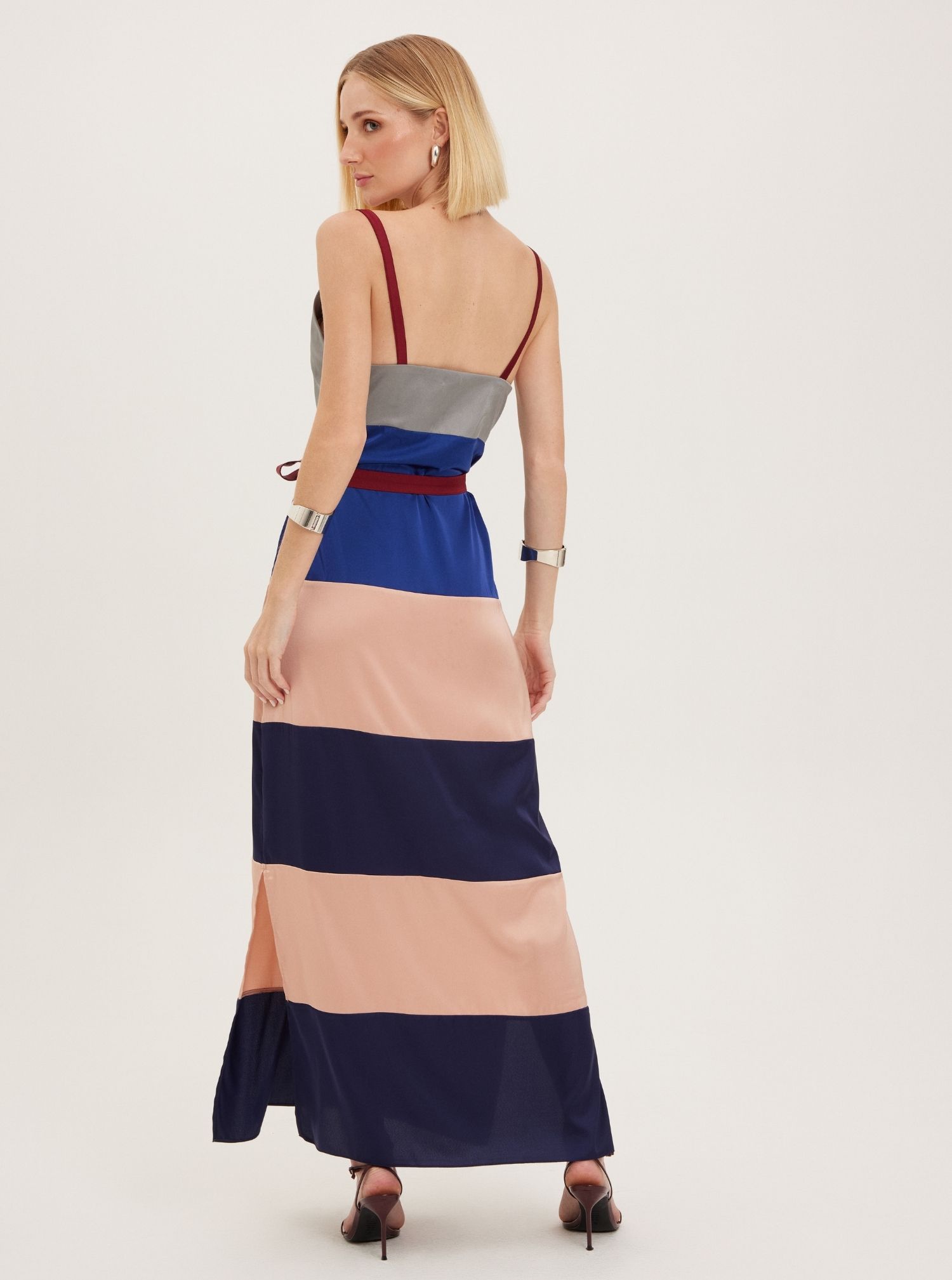 Vestido Tamara Acetinado Colors - Raizz | Loja Online - Raizz Store ...