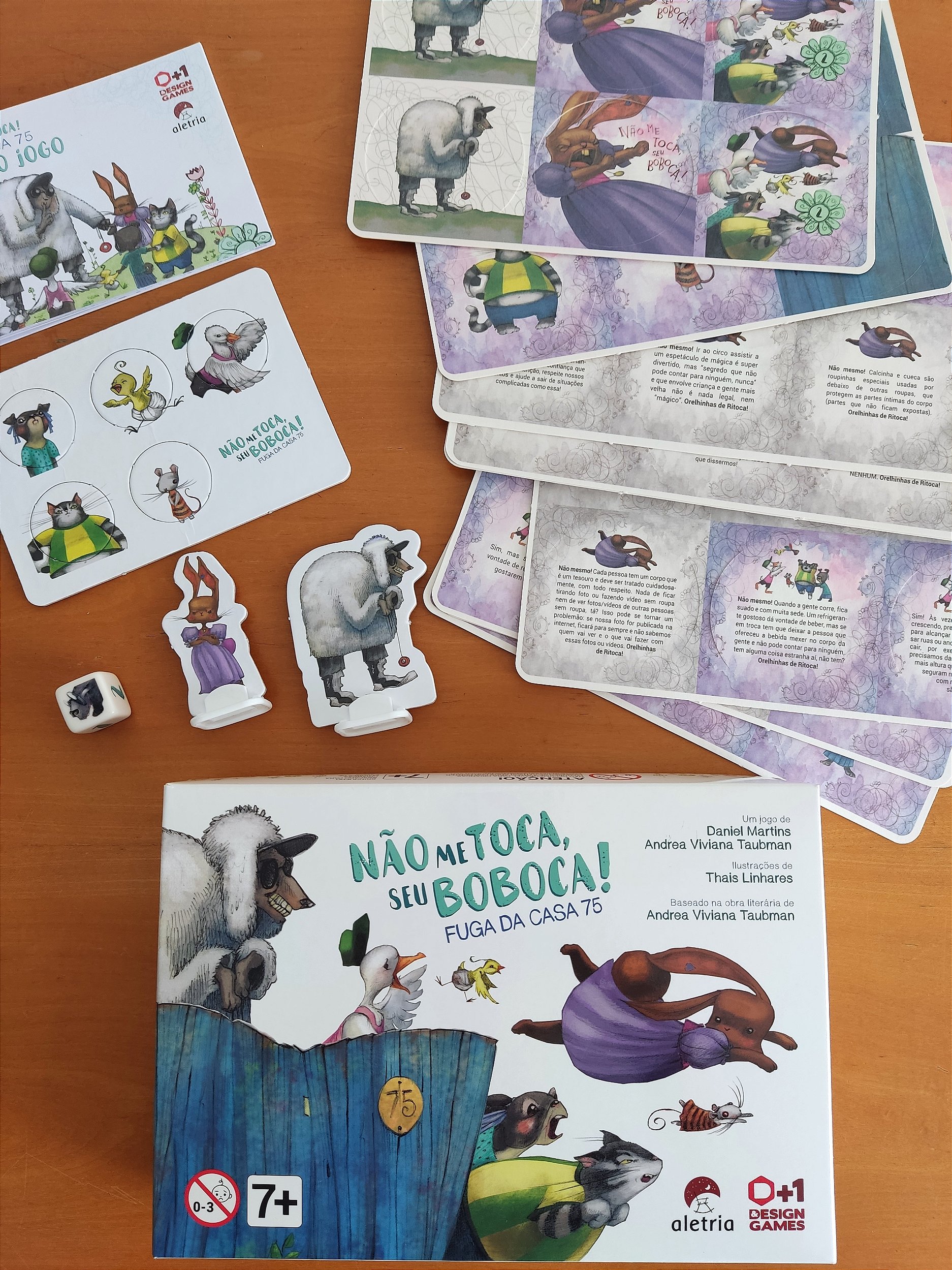 Jogo “Não me toca, seu boboca! – Fuga da casa 75” - Aletria Editora Jogo “Não me toca, seu boboca! – Fuga da casa 75” - Aletria Editora