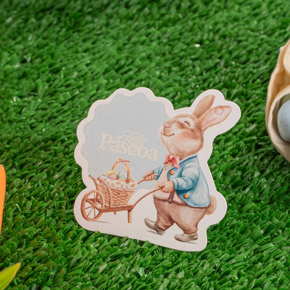 Tag Doce Encanto (10 unidades) | Coleção Páscoa 2026 - REISA Embalagens
