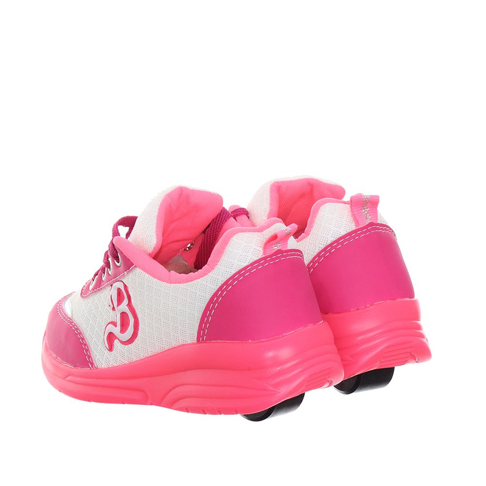Tenis patins rodinha com led infantil feminino branco rosa - Loja de ...