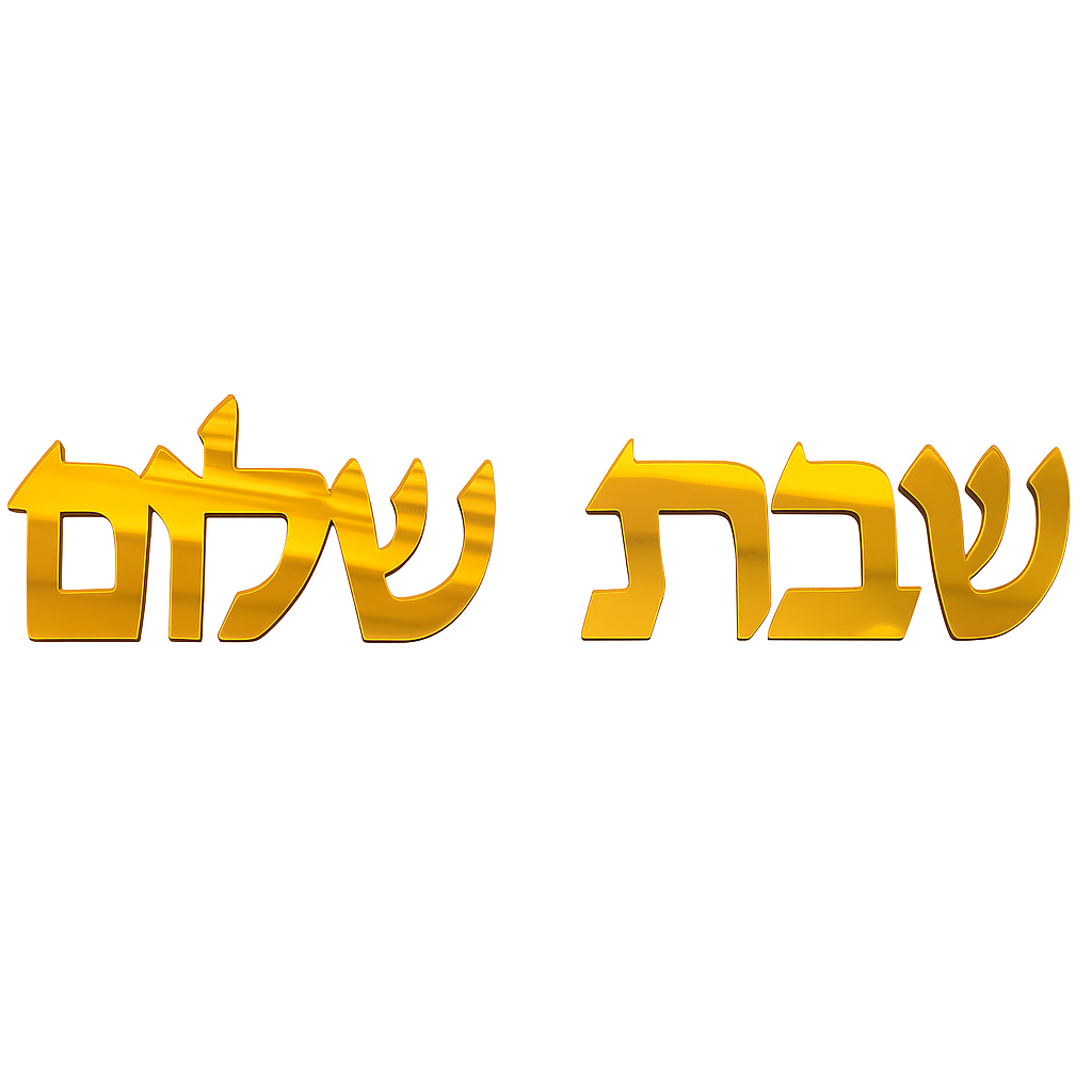 Enfeite Shabat Shalom - MDF e Acrílico - Davar - Artigos judaicos
