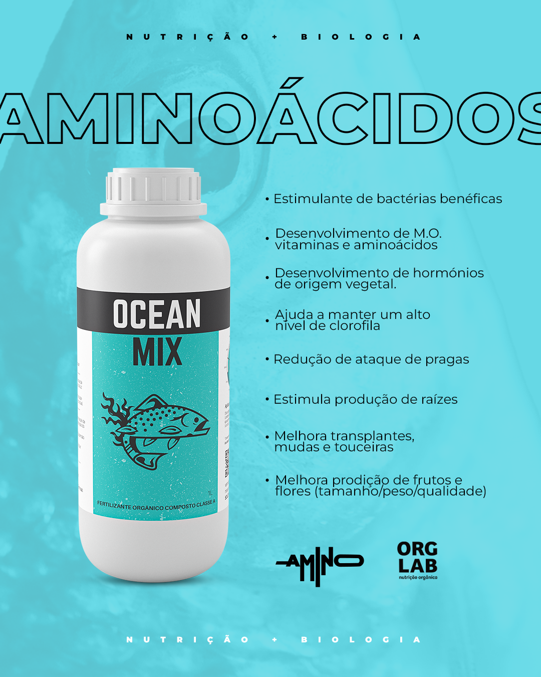 Ocean Mix - Quer ver sua planta crescendo e mais verde? - Organo Lab