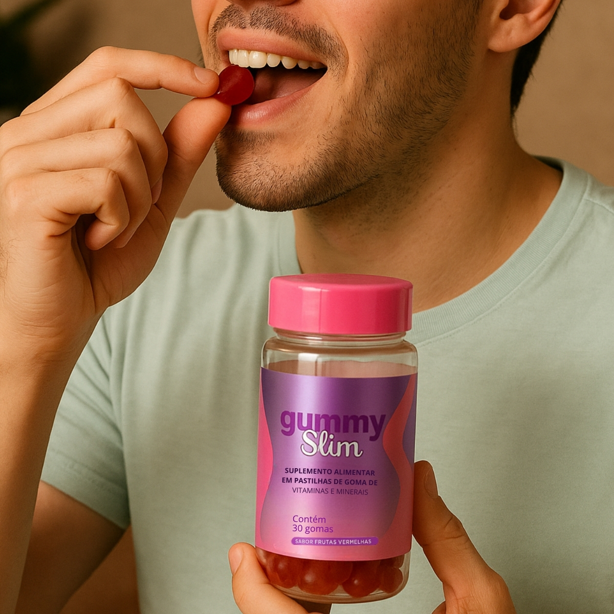 Gummy Slim - Kit com 2 Potes (60 gomas) - Lider Pharma - Saúde e Bem Estar
