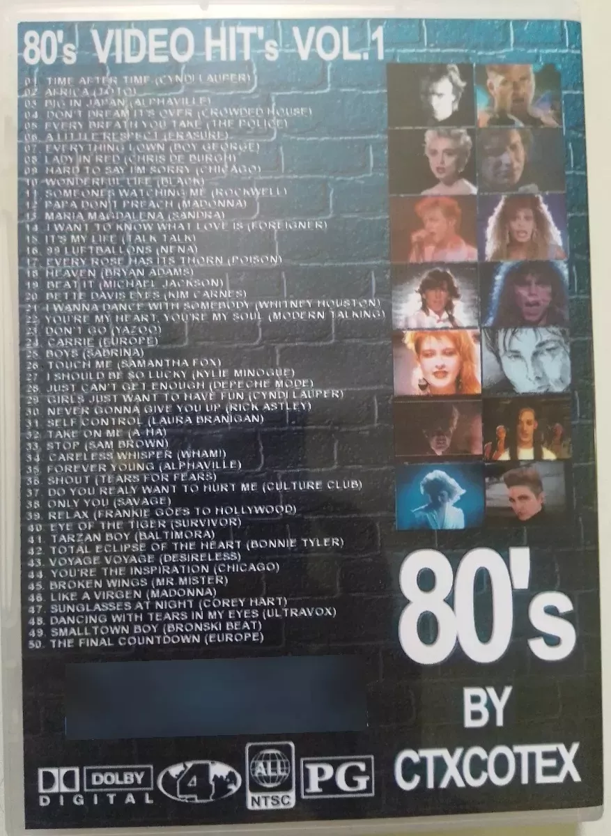 Dvd 80´s Video Hit´s Vol.1 - MIGRANET | Loja Online de CD, DVD e Blu-Ray